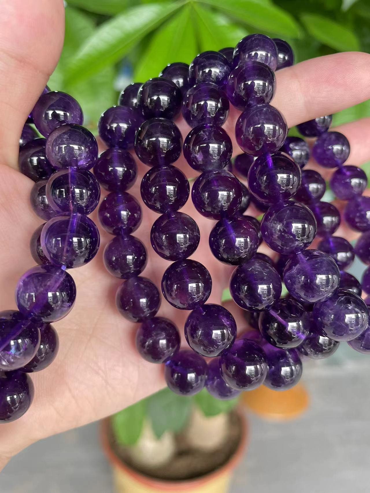 Free DHL Express, Quantity:50 Bracelets, Wholesale 12MM Natural Dark ...