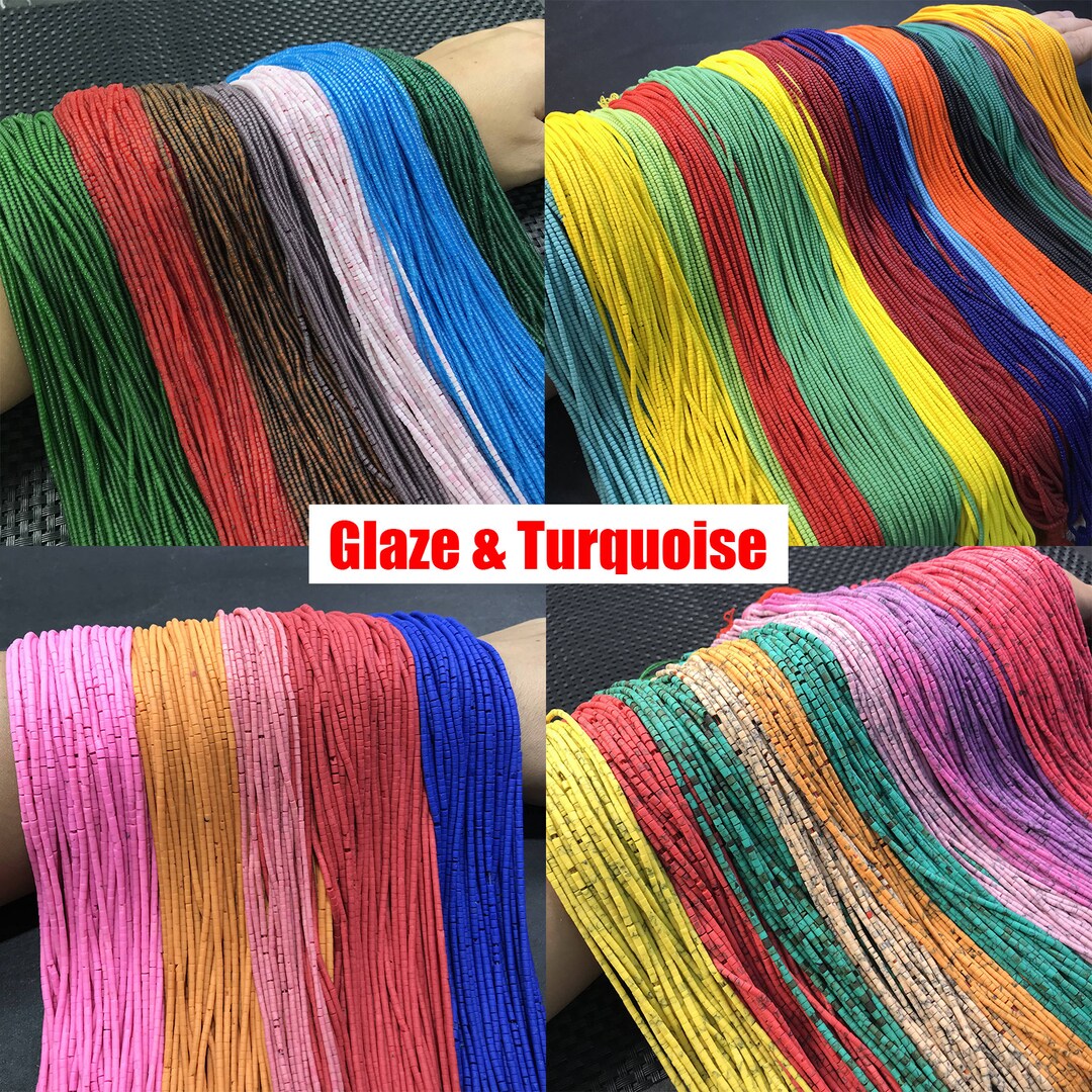 2MM Synthesis Tube Pipe Shape Beads Healing Energy Gemstone Small Loose ...