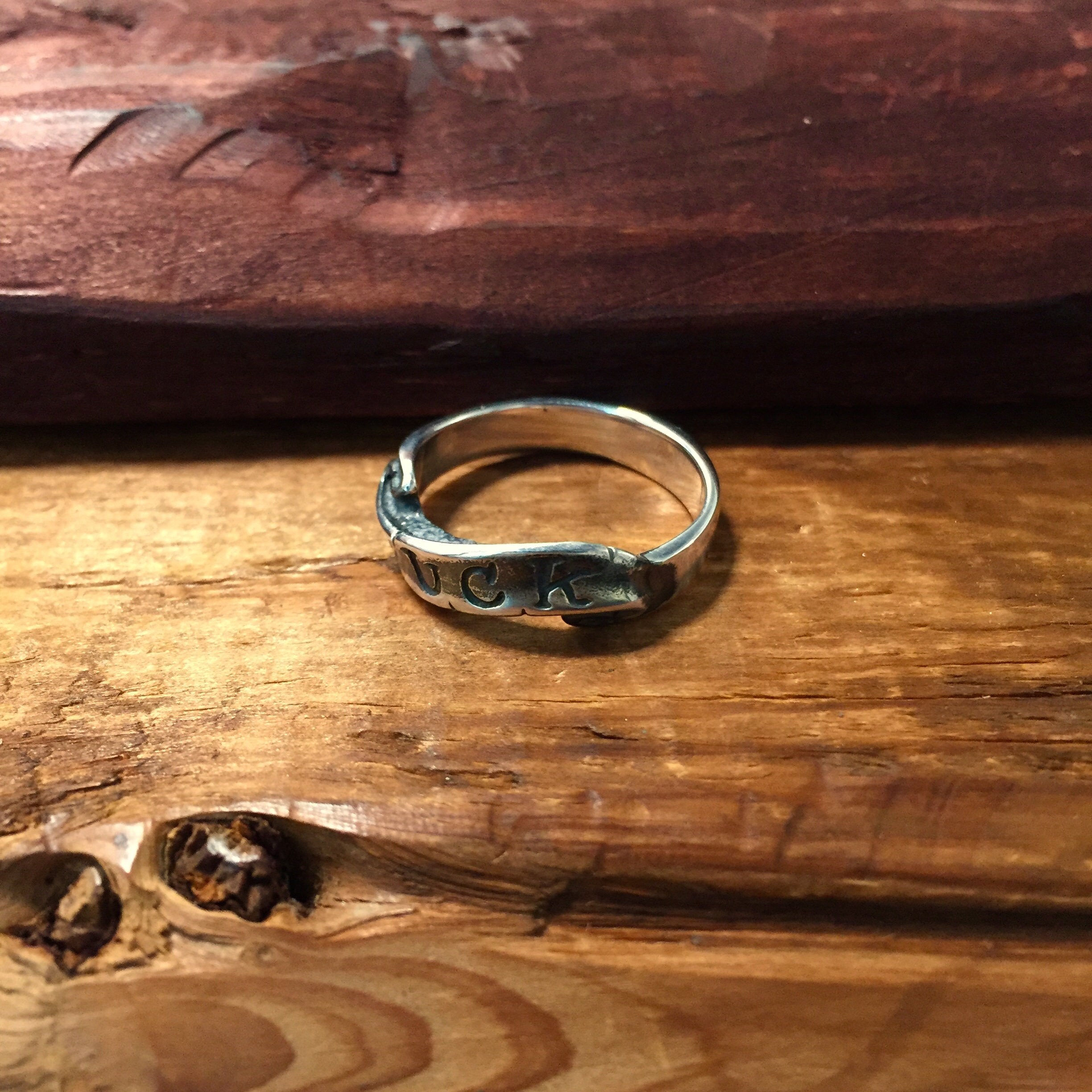 Retro 925 Sterling Silver Ring CK Ring Man Ring Boy Ring - Etsy