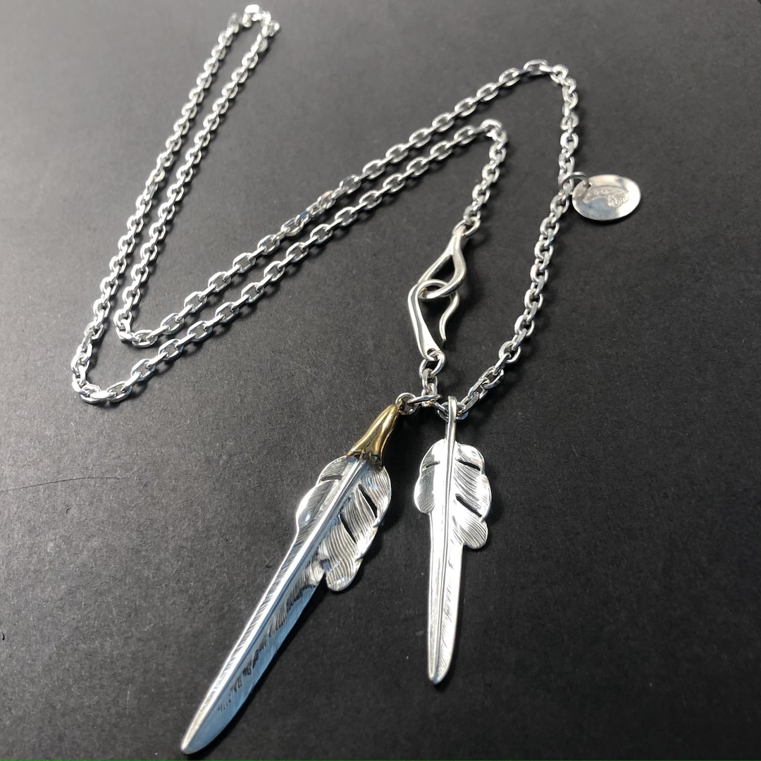 Japan Takahashi Goro Feather Bird Necklace Set Larry Smith Necklace ...