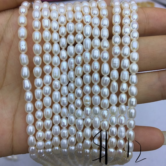 Rice Pearl Size 4-4.5mm - Etsy