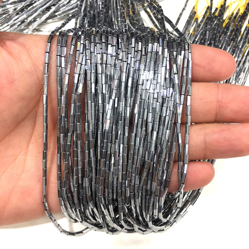 Hematite Tube Beads - Etsy