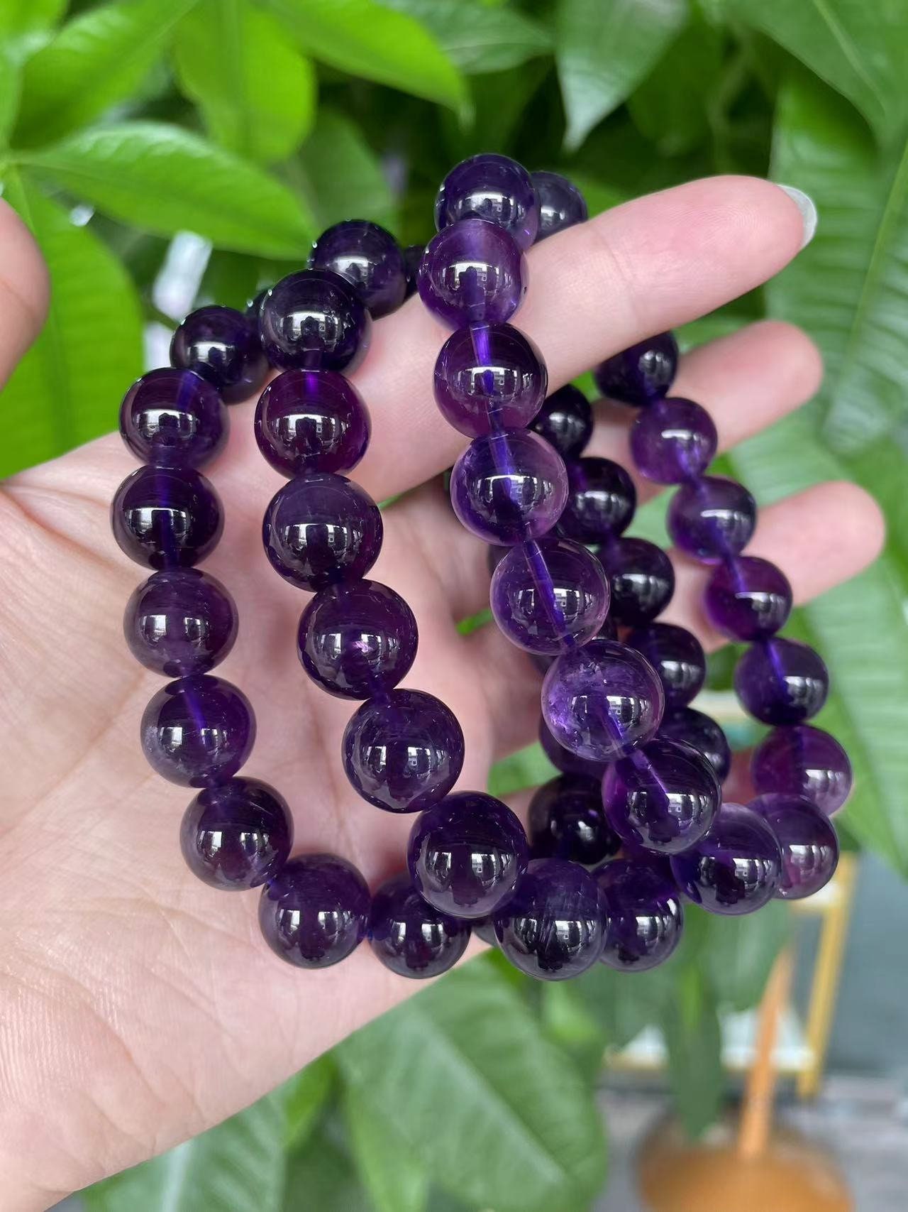 Free DHL Express, Quantity:50 Bracelets, Wholesale 12MM Natural Dark ...