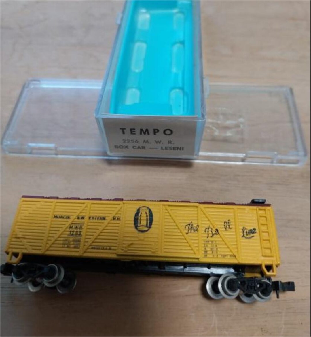 Tempo Railroad Goods Wagon - MWR 1293 the Ball Line Freight Car Truck ...