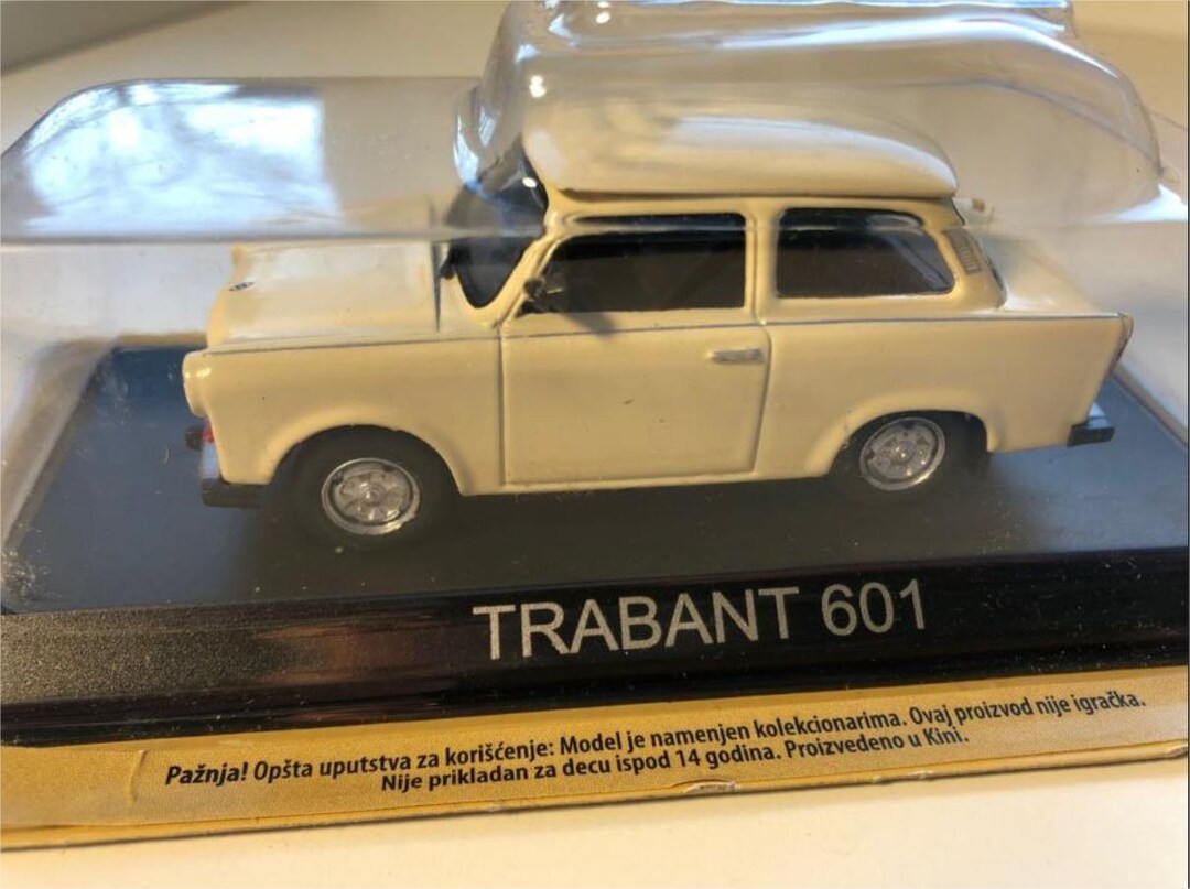 Trabant 601 Classic Diecast Model Car - Scale 1/43 - Beige - Diecast ...