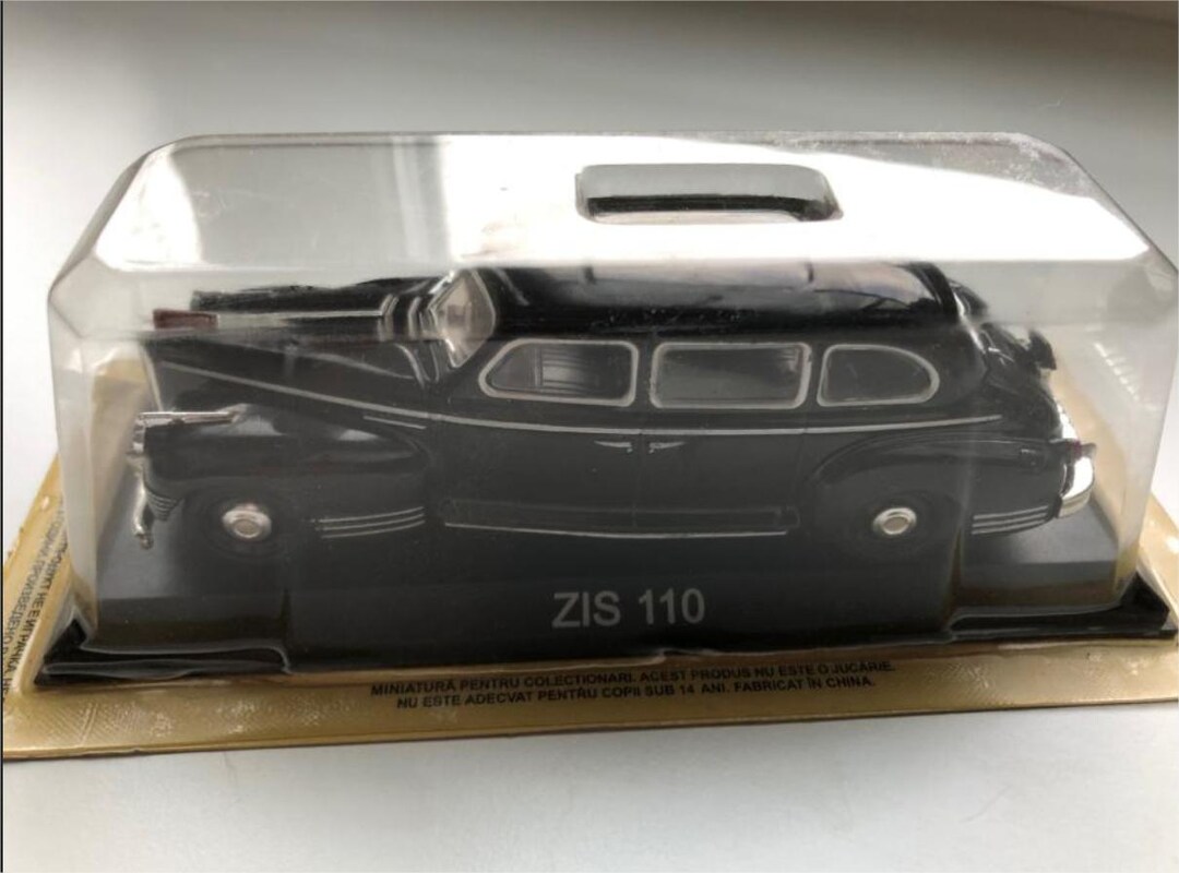 ZIL ZIS 110 Classic Diecast Model Car - Limousine - Scale 1/43 - Black ...