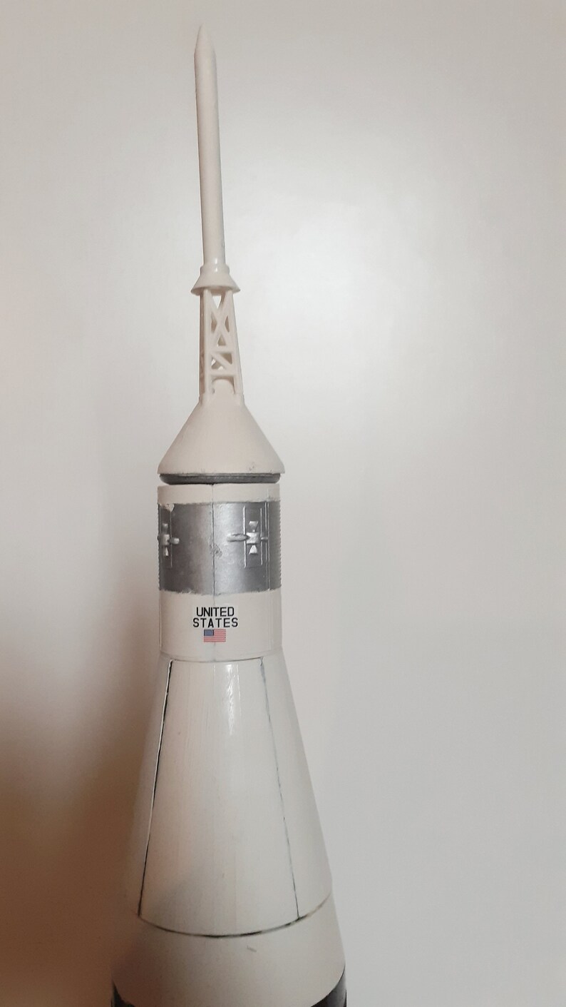 Saturn V Apollo Rocket Display Model 815mm 31in Big Rocket Detailed ...