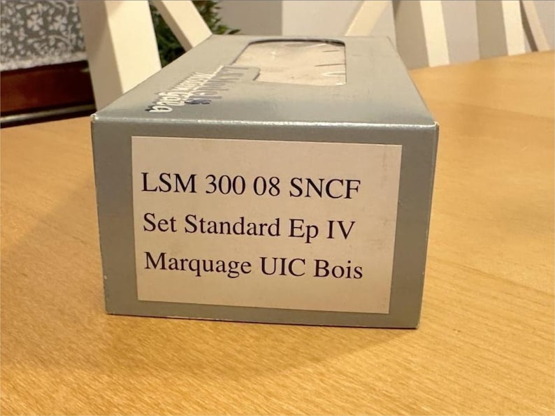 L.S. Models Cargo Railroad Car Wagon #4 - LSM 300 08 SNCF Railway ...