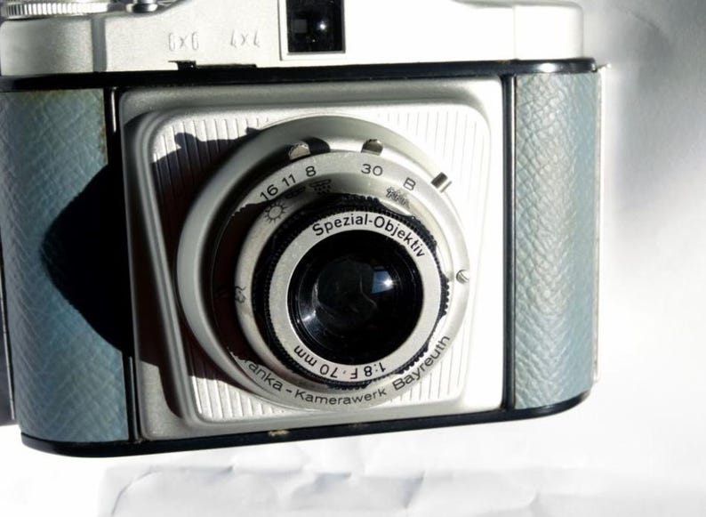 Franka Solida Record T 6x6 or 4x4 Analog Vintage Camera 1958 120mm Film ...