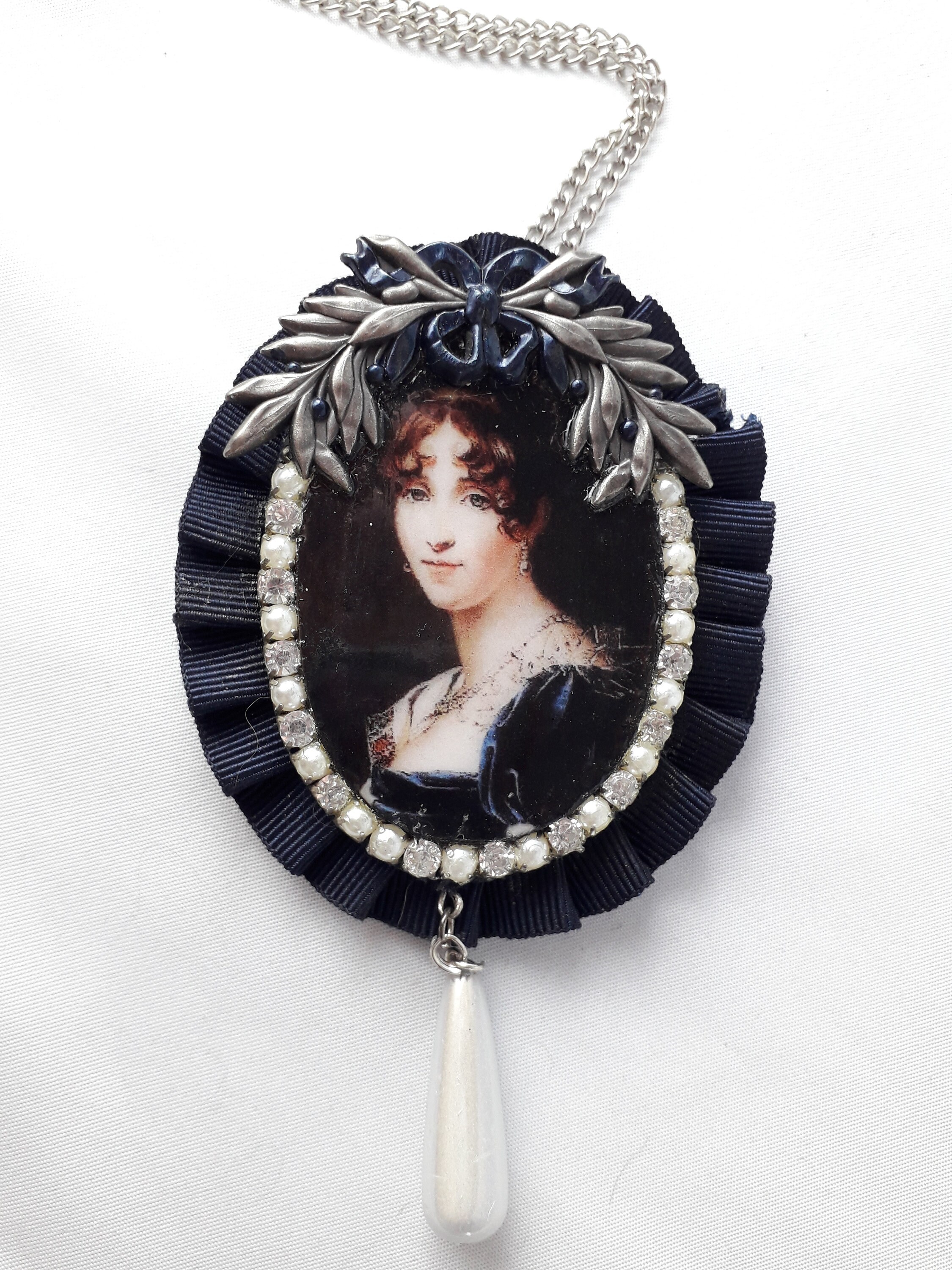 Baroque, Rococo, Romantic and Shabby Chic Brooch EUGÉNIE DE BEAUHARNAIS ...