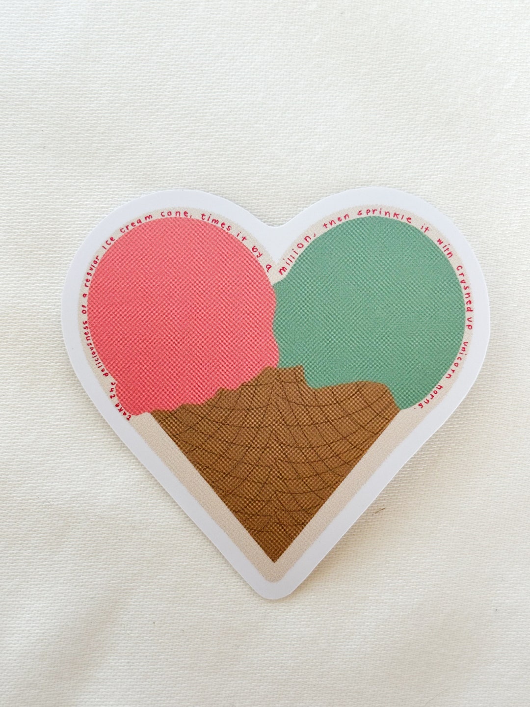 Love & Gelato Sticker - Etsy