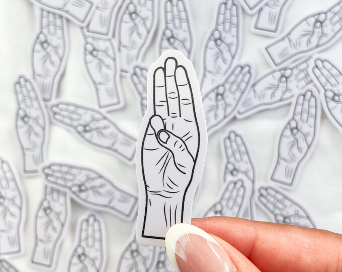 The Three Finger Salute Sticker- the Hunger Games - Etsy