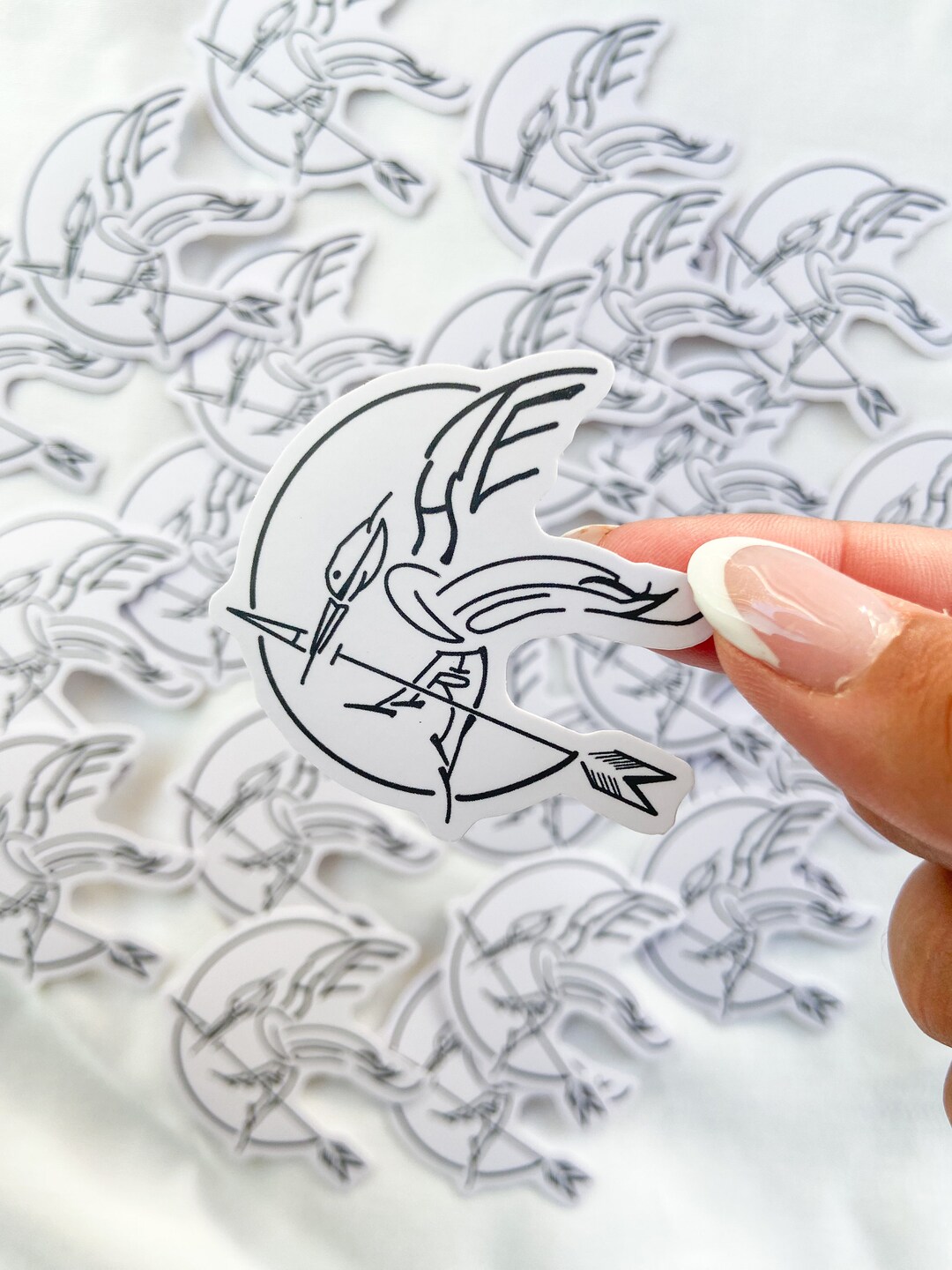 The Mockingjay Pin the Hunger Games Sticker - Etsy
