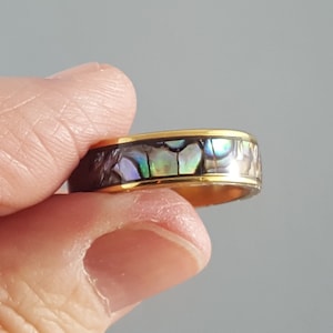 Abalone Ring - Etsy