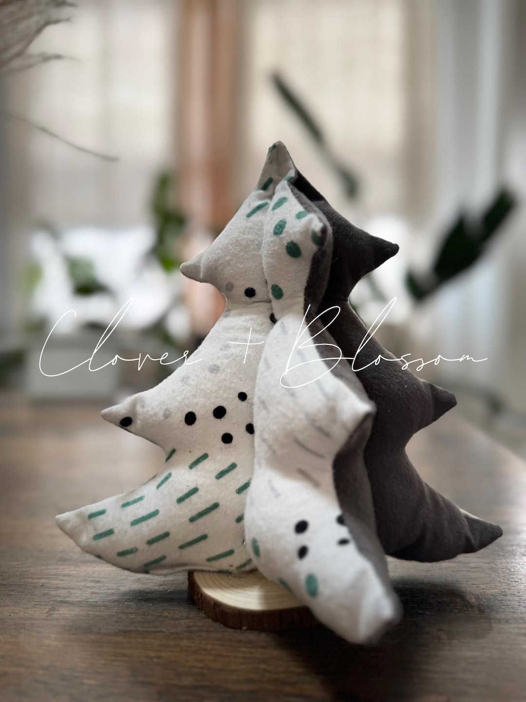 Stuffed Christmas Trees/ Christmas Tree Decor/ Holiday Decorations ...