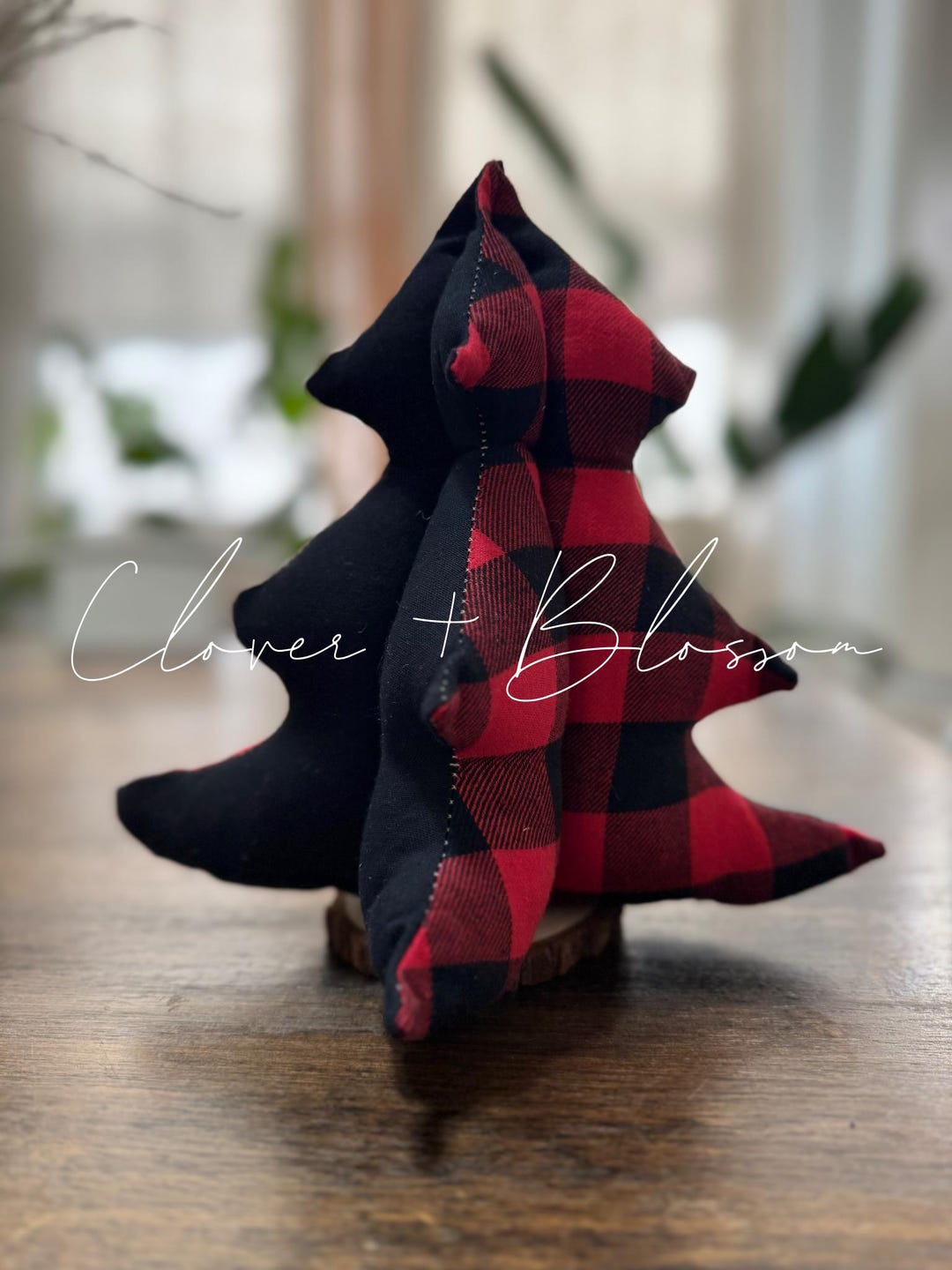 Stuffed Christmas Trees/ Holiday Decor/ Toddler Friendly/ Vintage Style ...