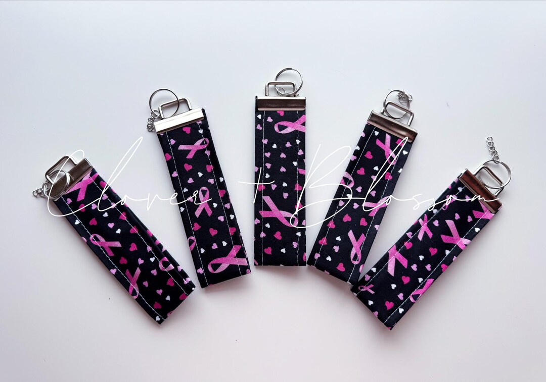 Key Fobs/ Keychain/ Breast Cancer Awareness/ Lanyard/ Driving/ Purse ...