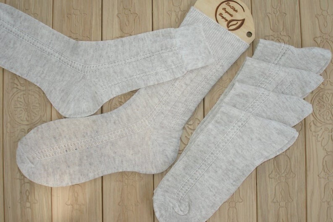 Set of Linen Socks 5 Pcs. Eco Friendly Socks Natural 100%.socks for Men ...