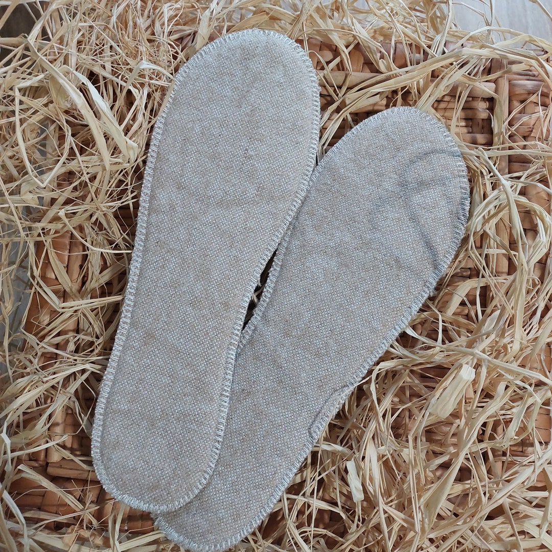 Set Hemp Insoles 2 Pairs.organic Hemp Soft Flexible Shoe Insole.vegan ...