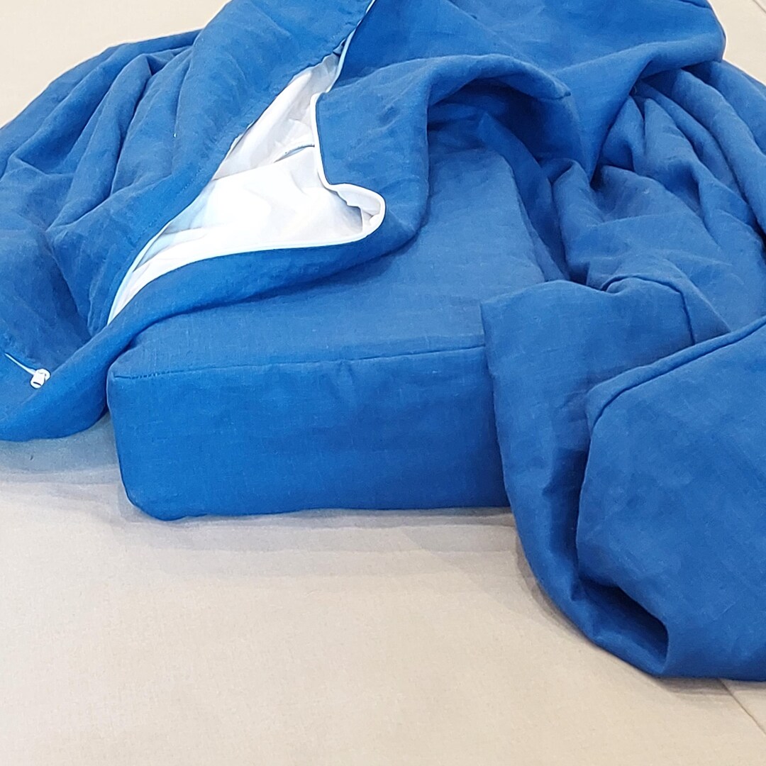 Waterproof Linen Futon Cover. Zippered Cover, Individual Size. Natural ...