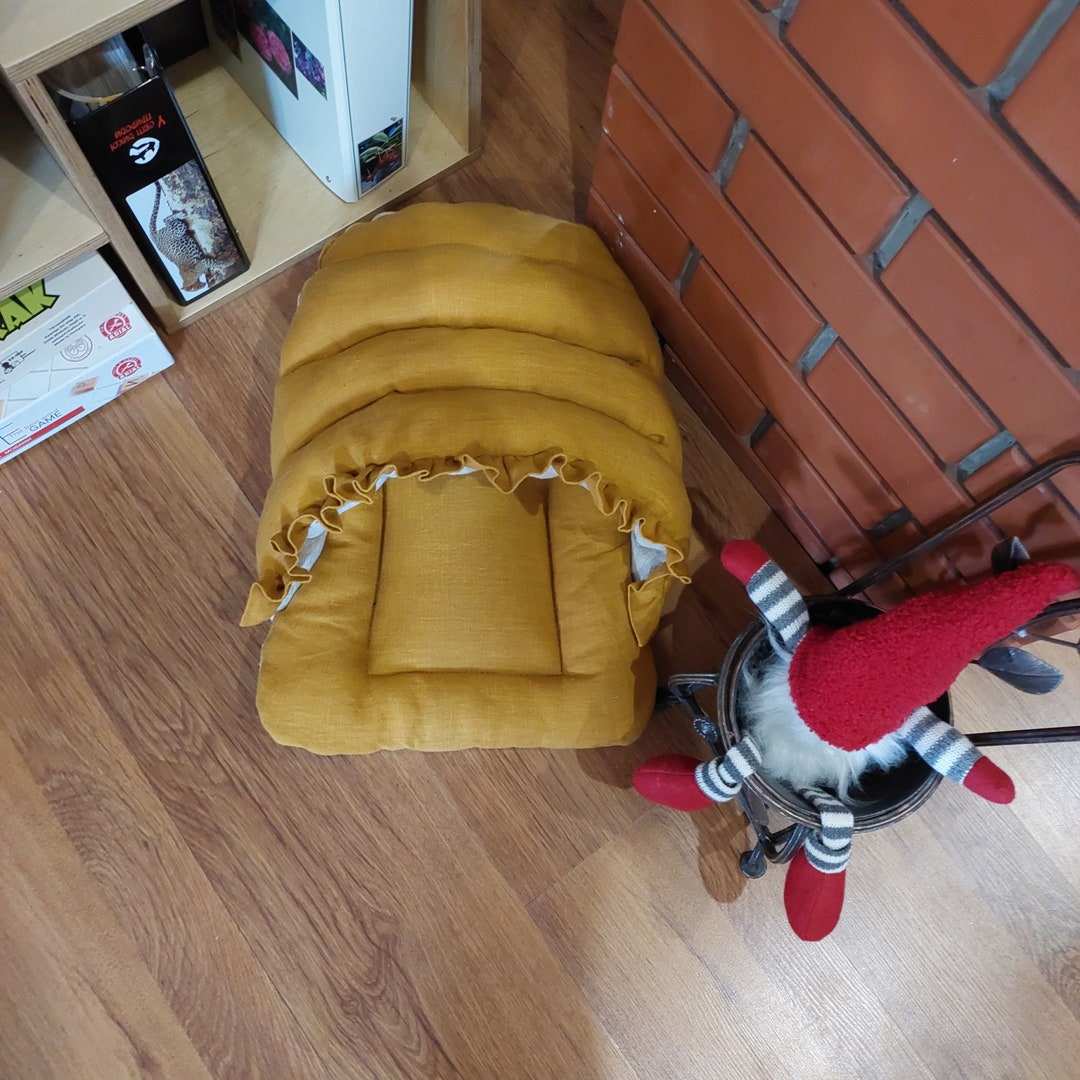 Organic Bed for Animals Pet Slipper Bed.house for Cats Made of Linen ...