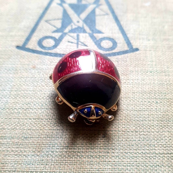 Ladybug Enamel Pin - Etsy