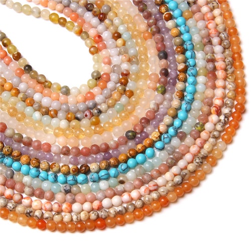 One Strand 6MM Quartz White Round Gemstone Beads Snow Quartz | Etsy