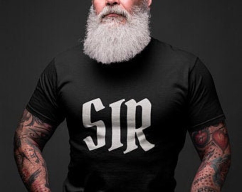 Sir T Shirt. BDSM Master Gift for Dominant Daddy. Daddy Dom - Etsy
