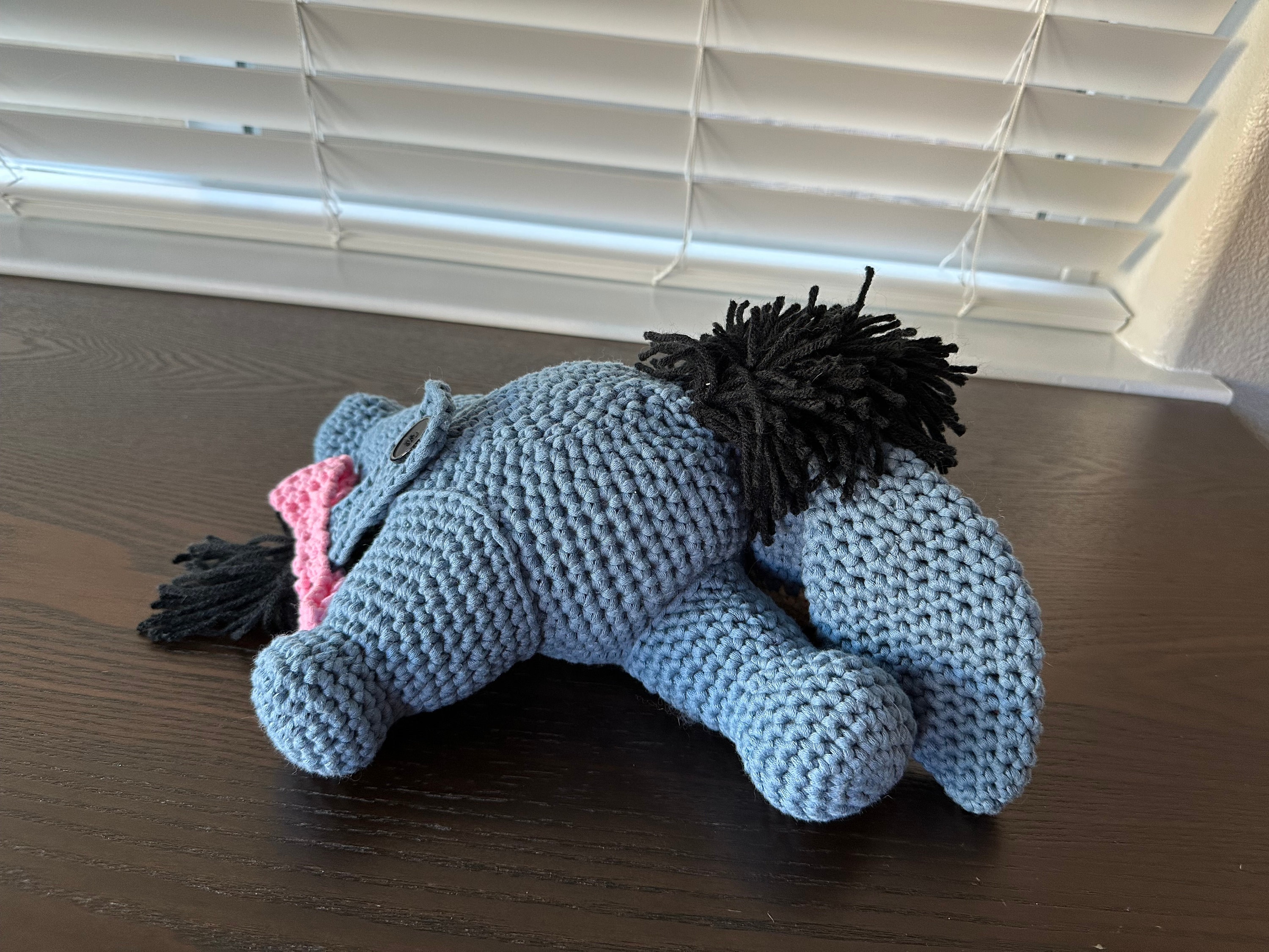 Eeyore Crochet Stuffed Animal - Etsy