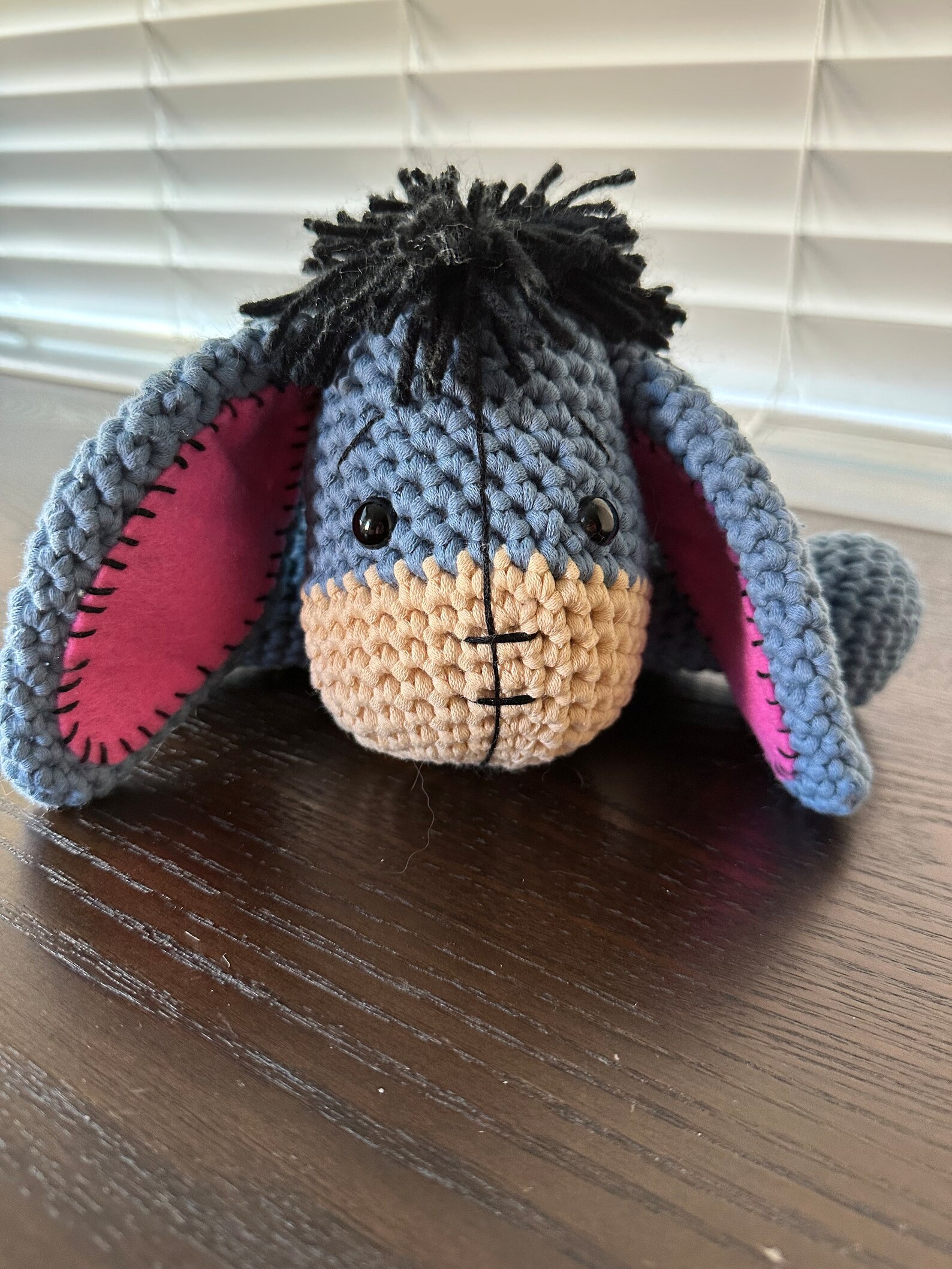 Eeyore Crochet Stuffed Animal - Etsy