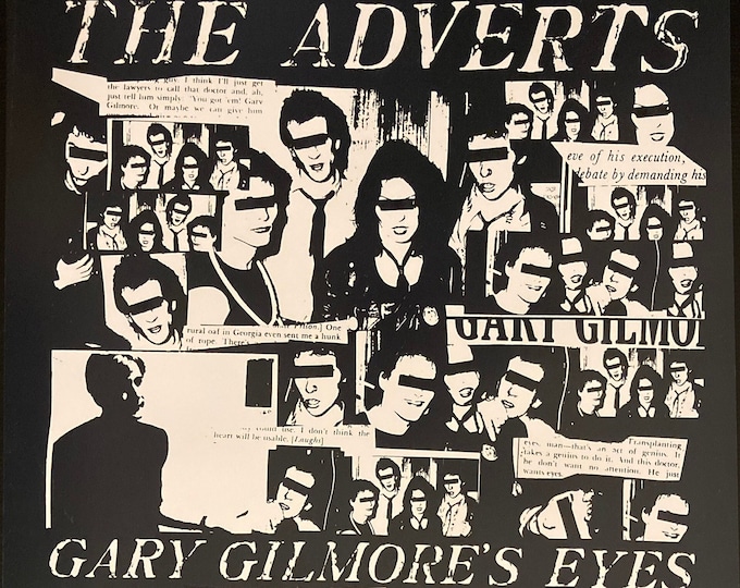 The Adverts Promotional Punk Poster - Gary Gilmores Eyes New Single ...