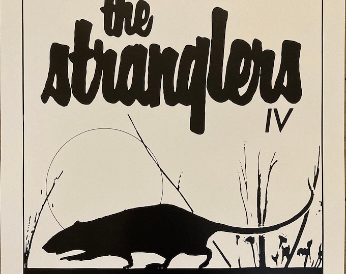 The Stranglers First Album Promotional Poster - Rattus Norvegicus Debut ...