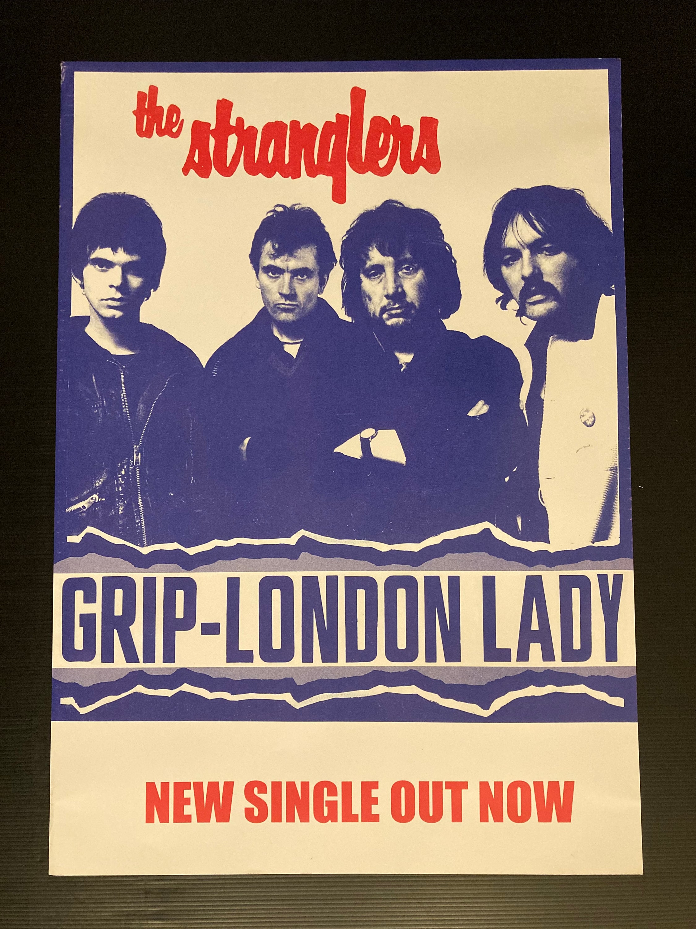 The Stranglers Grip - London Lady Promotional Poster - New Single Out ...