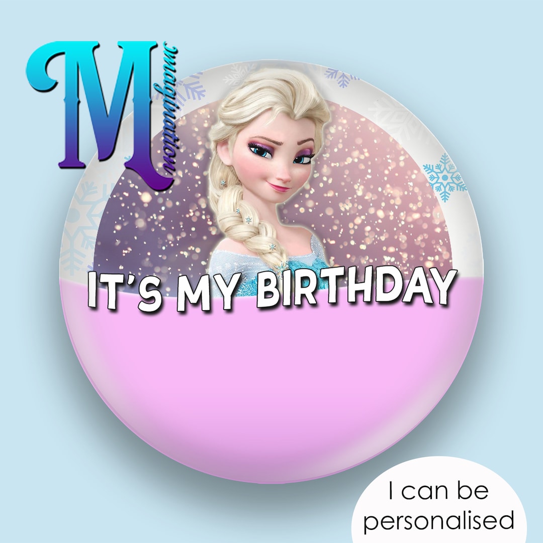 Elsa | Frozen - It's My Birthday - Disney Inspired Personalised Custom ...