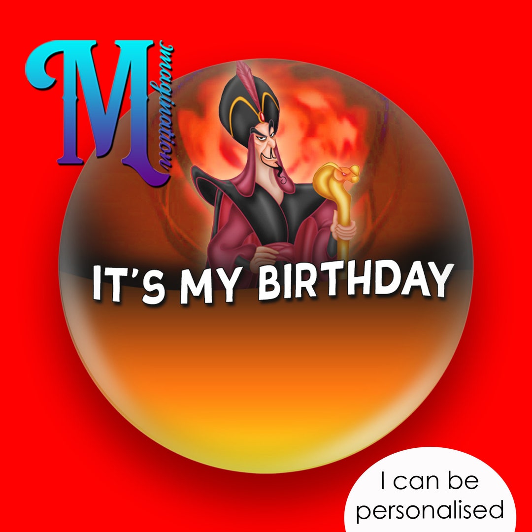 Jafar | Aladdin - It's My Birthday - Disney Inspired Personalised ...