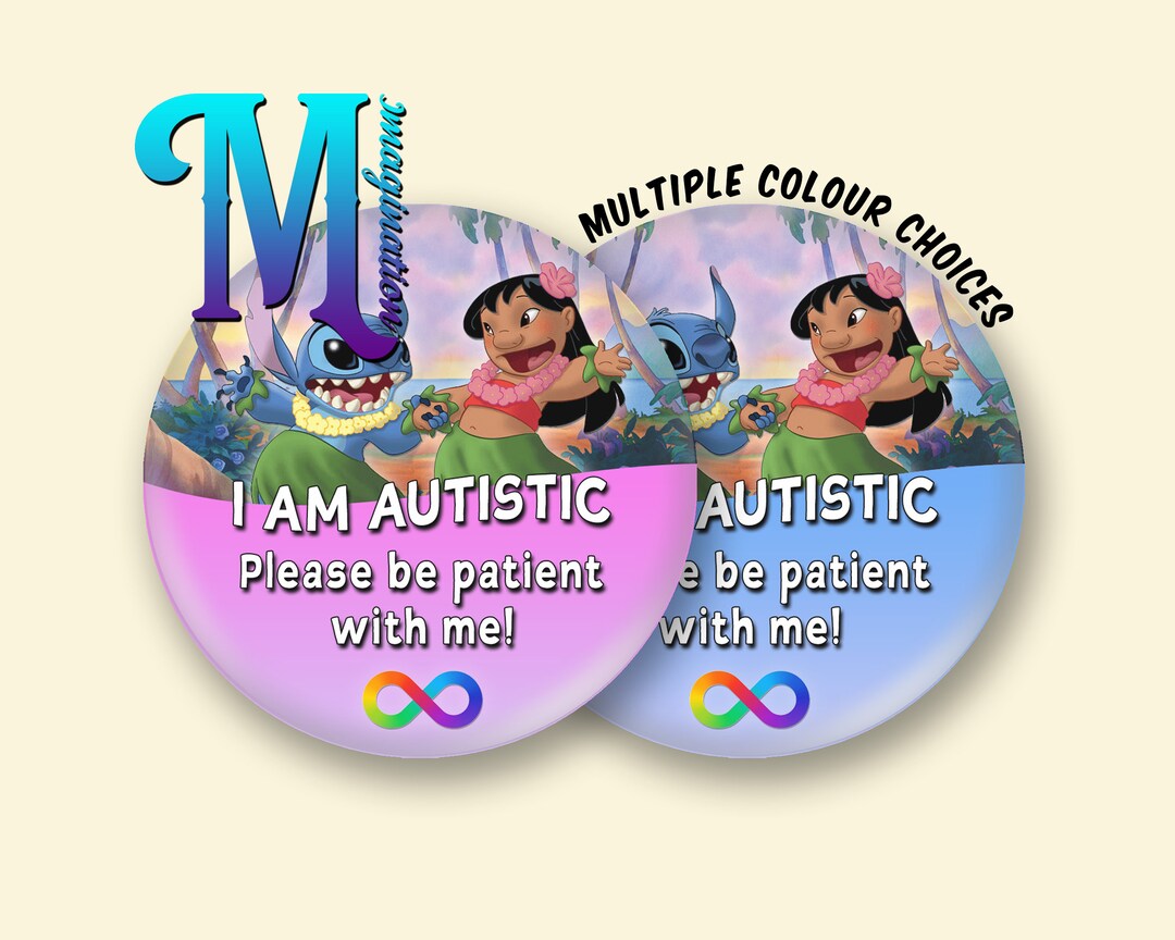 Lilo and Stitch I Am Autistic Please Be Patient Autism - Etsy
