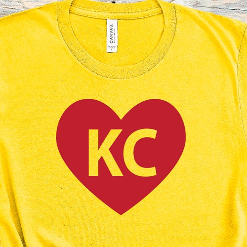 KC Heart Distressed SVG KC Shirt Design Kansas City Sports - Etsy
