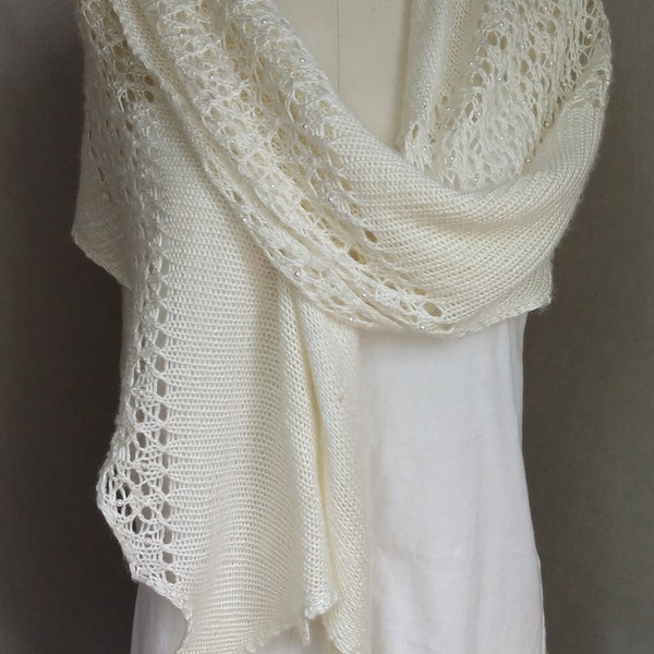 Ivory Wedding Shawl - Etsy