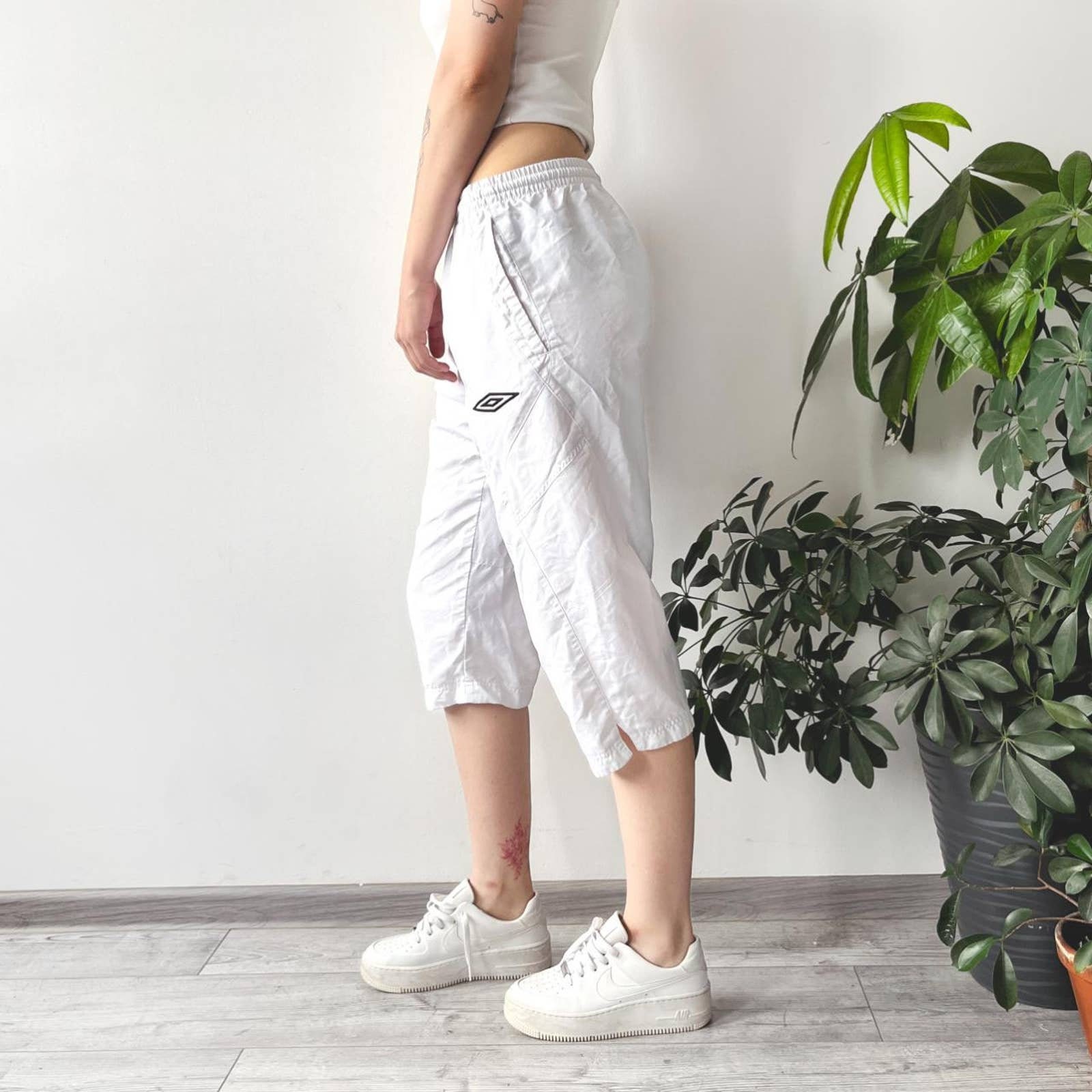 Vintage Y2K 00's 2000's Umbro White Jorts Tracksuit Capri Pants ...