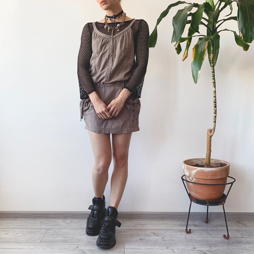 Vintage 00's Y2K 2000's Spring Summer Washed Brown Cottagecore ...