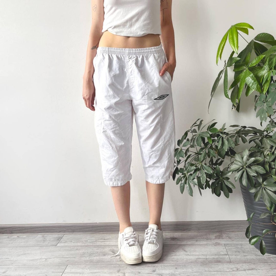 Vintage Y2K 00's 2000's Umbro White Jorts Tracksuit Capri Pants ...