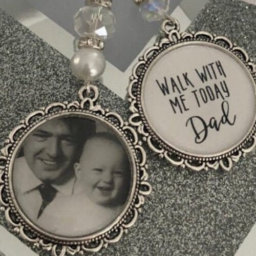 Walk With Me Today Dad Loving Memory Charm Locket - Etsy