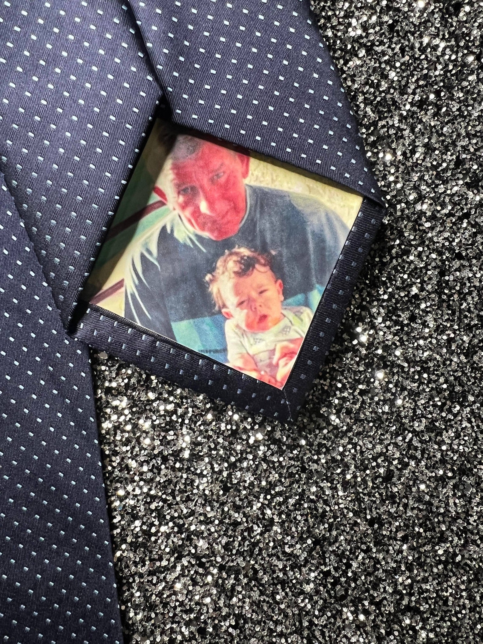 Personalised Photo Iron on Tie Label/dad/suit Label/tie - Etsy UK