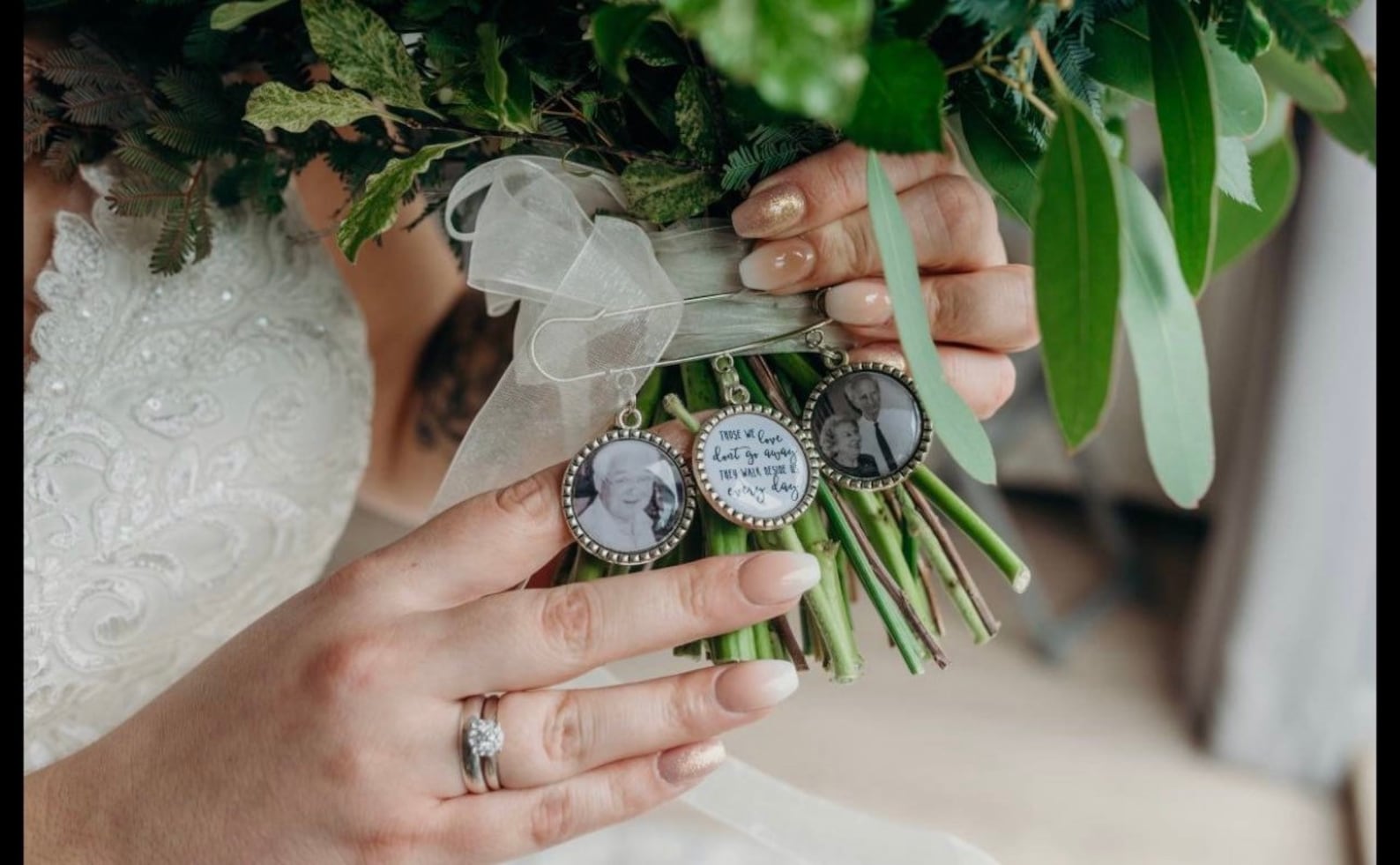 Memorial Memory Wedding Photo Charm Kilt Pin Bouquet Charm - Etsy UK