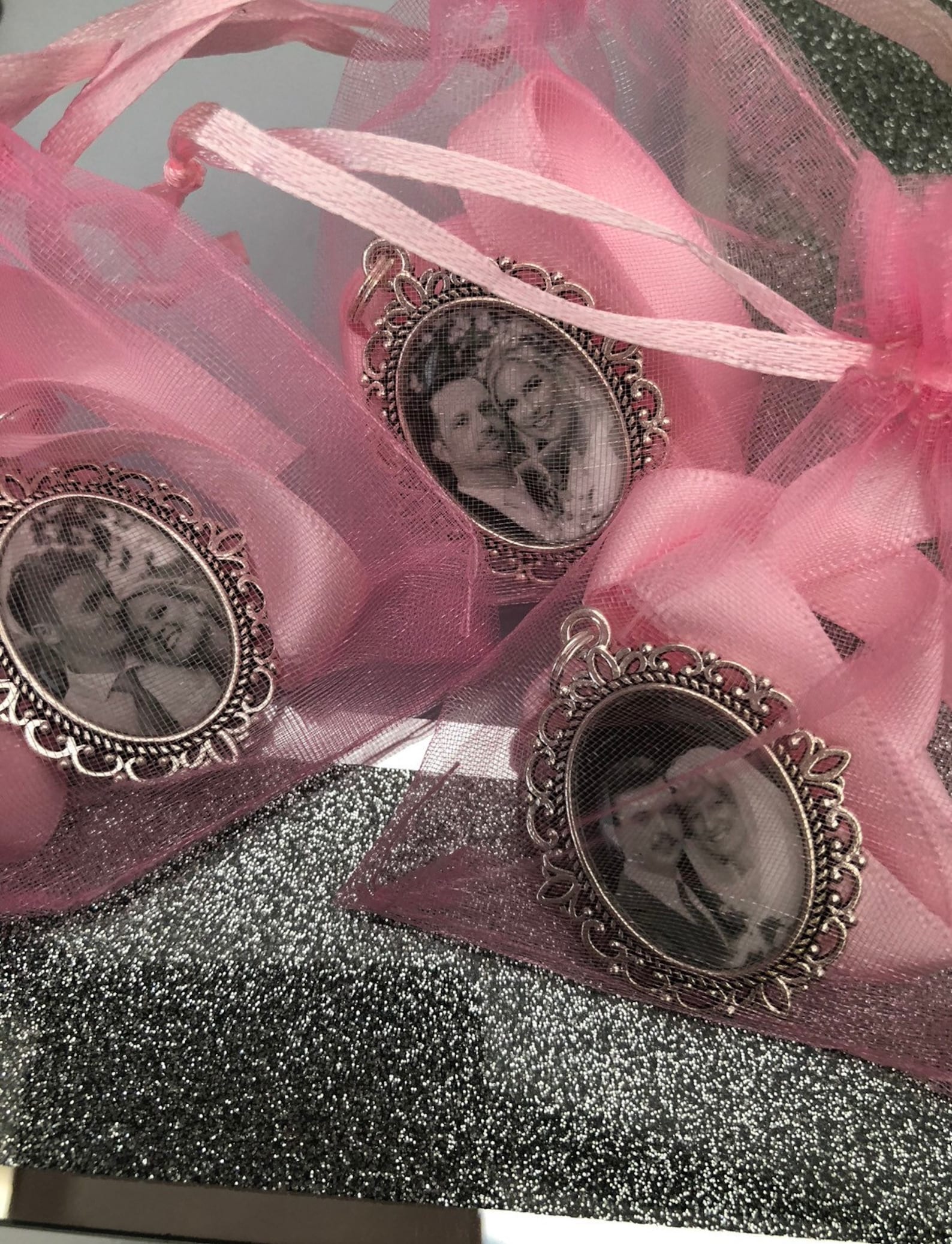 Memory Remembrance Bouquet Charm, Locket, Brooch Personalised With Any ...