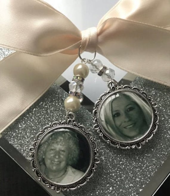 Double Photo Charm Loving Memory Memorial Remembrance Charm | Etsy