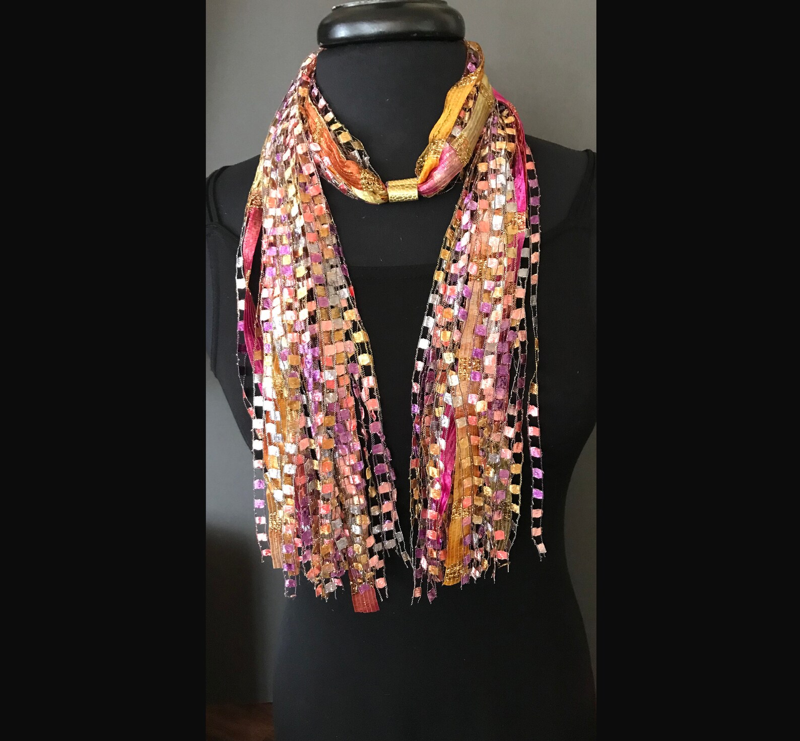 Lightweight Ribbon Scarf - Etsy