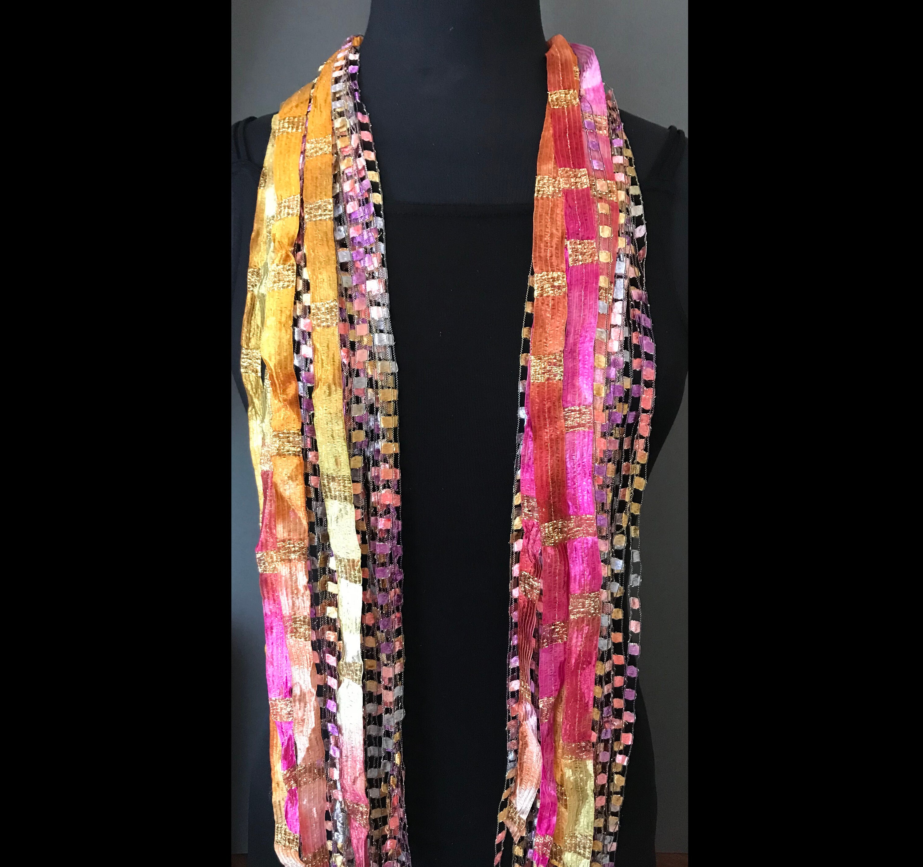 Lightweight Ribbon Scarf - Etsy