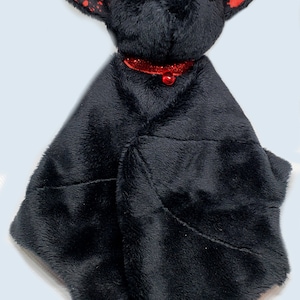 Large Bat Plush Stuffed Animal Beezeeart Black 'spatter' Halloween 16in ...