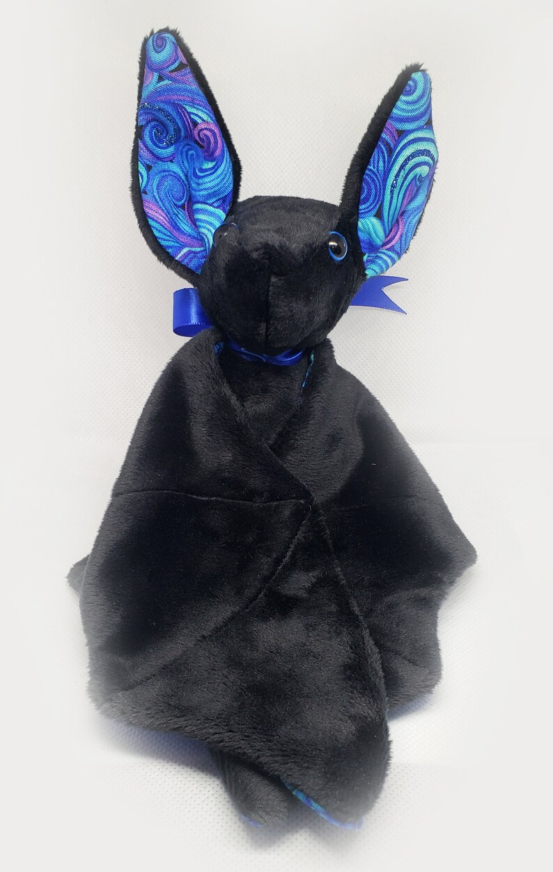 Large Bat Plush Stuffed Animal Beezeeart 'bluey' 16in Wingspan - Etsy